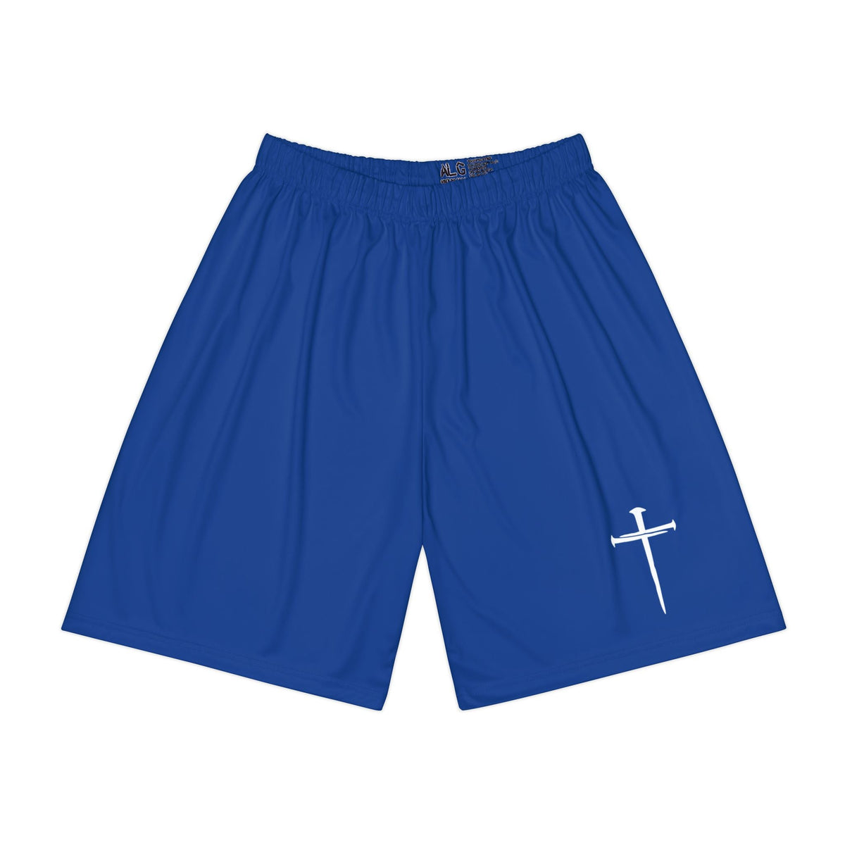 Cross Men’s Sports Shorts (Blue) – Grit and Grace