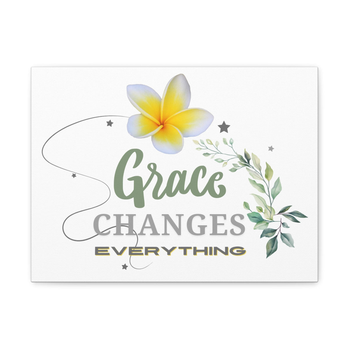 Grace Changes Everything Canvas Gallery Wraps – Grit and Grace