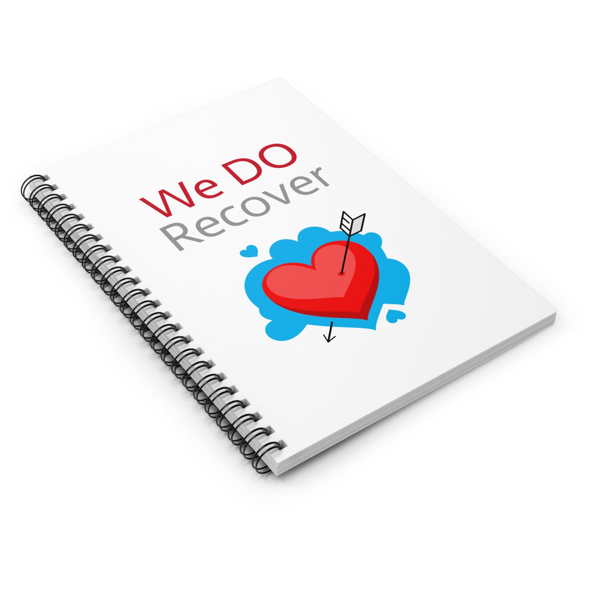 We DO Recover- Spiral Notebook - Ruled Line – Grit and Grace